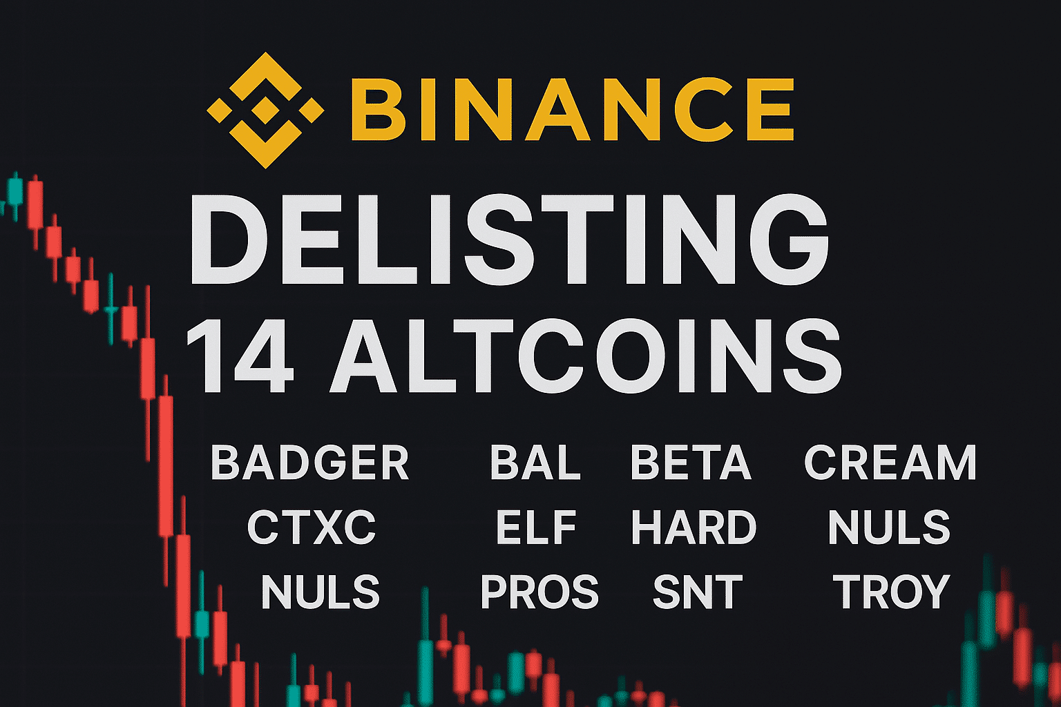 Binance Announces Delisting of 14 Altcoins—Here’s What Investors Need to Know - The Bit Journal
